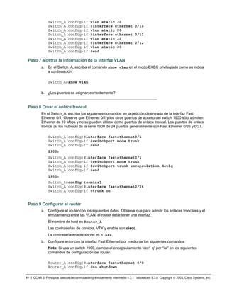 Laboratorio Vlan | PDF