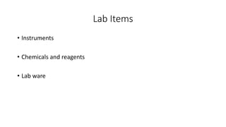 Lab Ware.pptx MLT lab training lab work ppt | PPTX