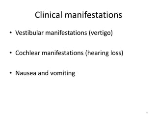 Labyrinthitis | PPTX