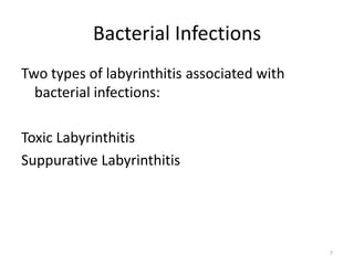 Labyrinthitis | PPTX