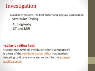 Labyrinthitis and its management | PPTX