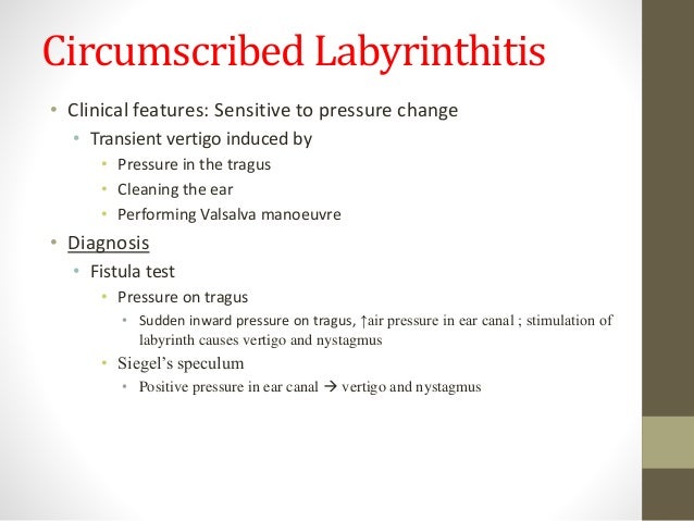 Diagnosing Labyrinthitis