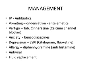 Labyrinthitis | PPTX