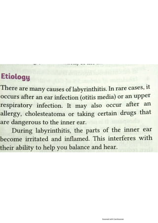 Labyrinthitis ppt | PDF
