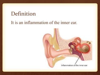 Labyrinthitis | PPTX