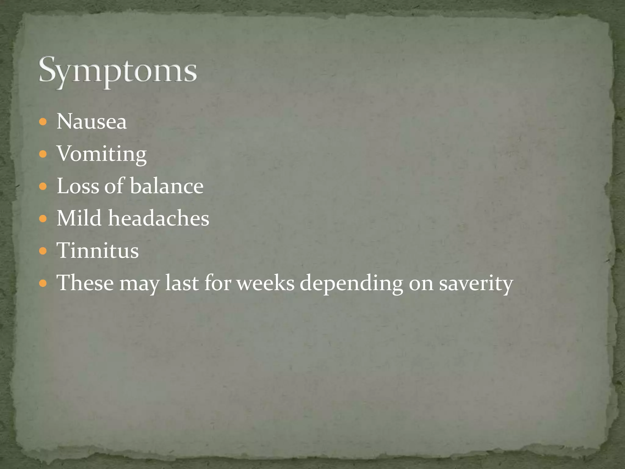 Labyrinthitis the inner ear infection | PPT