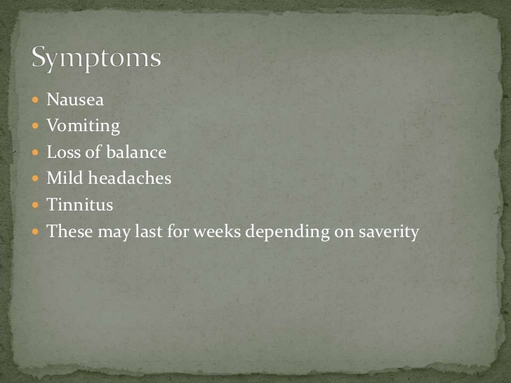 Labyrinthitis Ear Crystals