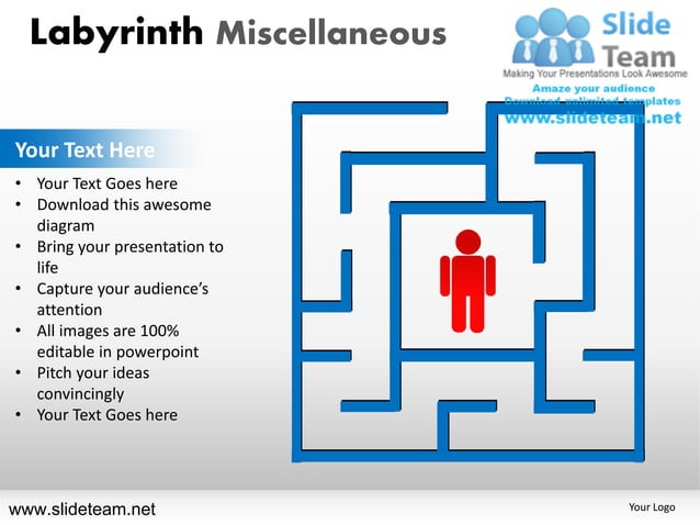 Labyrinth misc powerpoint presentation slides. | PPT