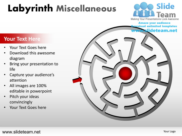 Labyrinth misc powerpoint presentation slides. | PPT