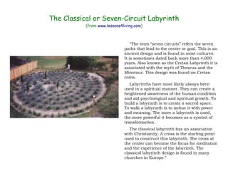 Labyrinth Workbook | PDF