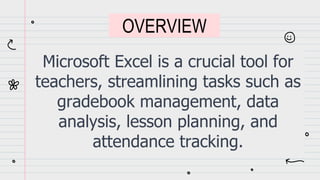 MOST ESSENTIAL EXCEL FUNCTIONS AND FORMULAS FOR TEACHERS | PPTX