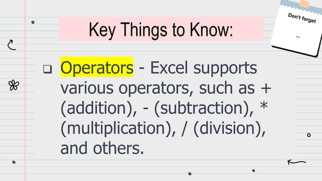 MOST ESSENTIAL EXCEL FUNCTIONS AND FORMULAS FOR TEACHERS | PPTX