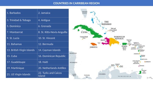 Latin American and carribean region presentation | PPTX
