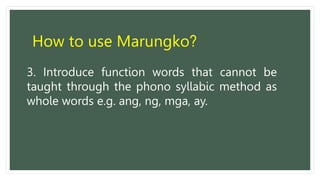 LAC-MARUNGKO-APPROACH.pptx