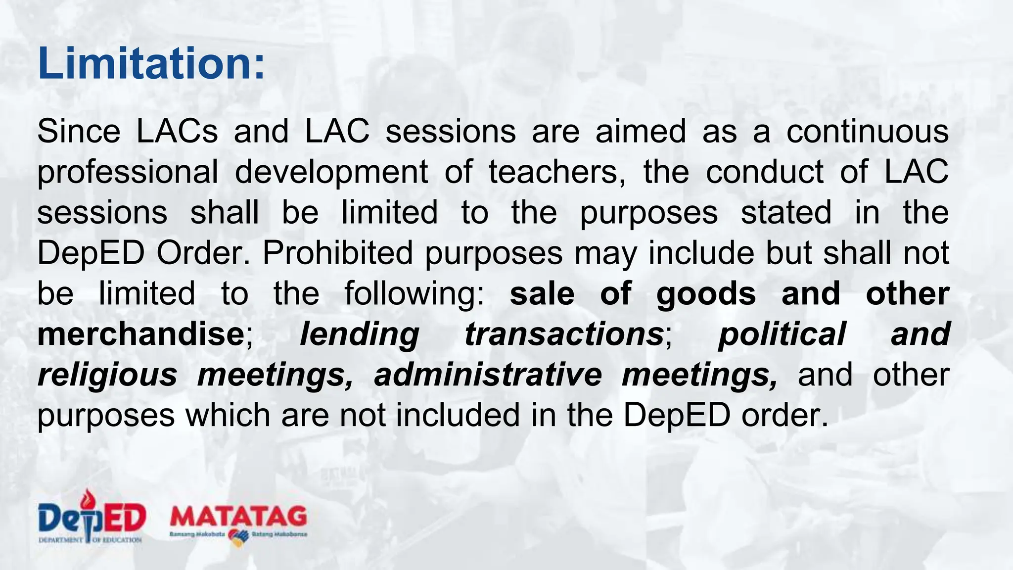 National Learning Camp - Learning action Cell | PPTX