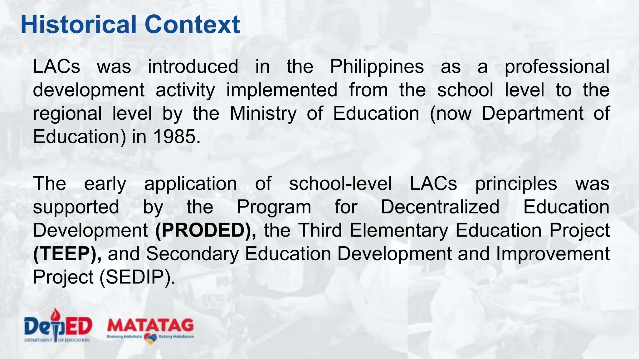 National Learning Camp - Learning action Cell | PPTX