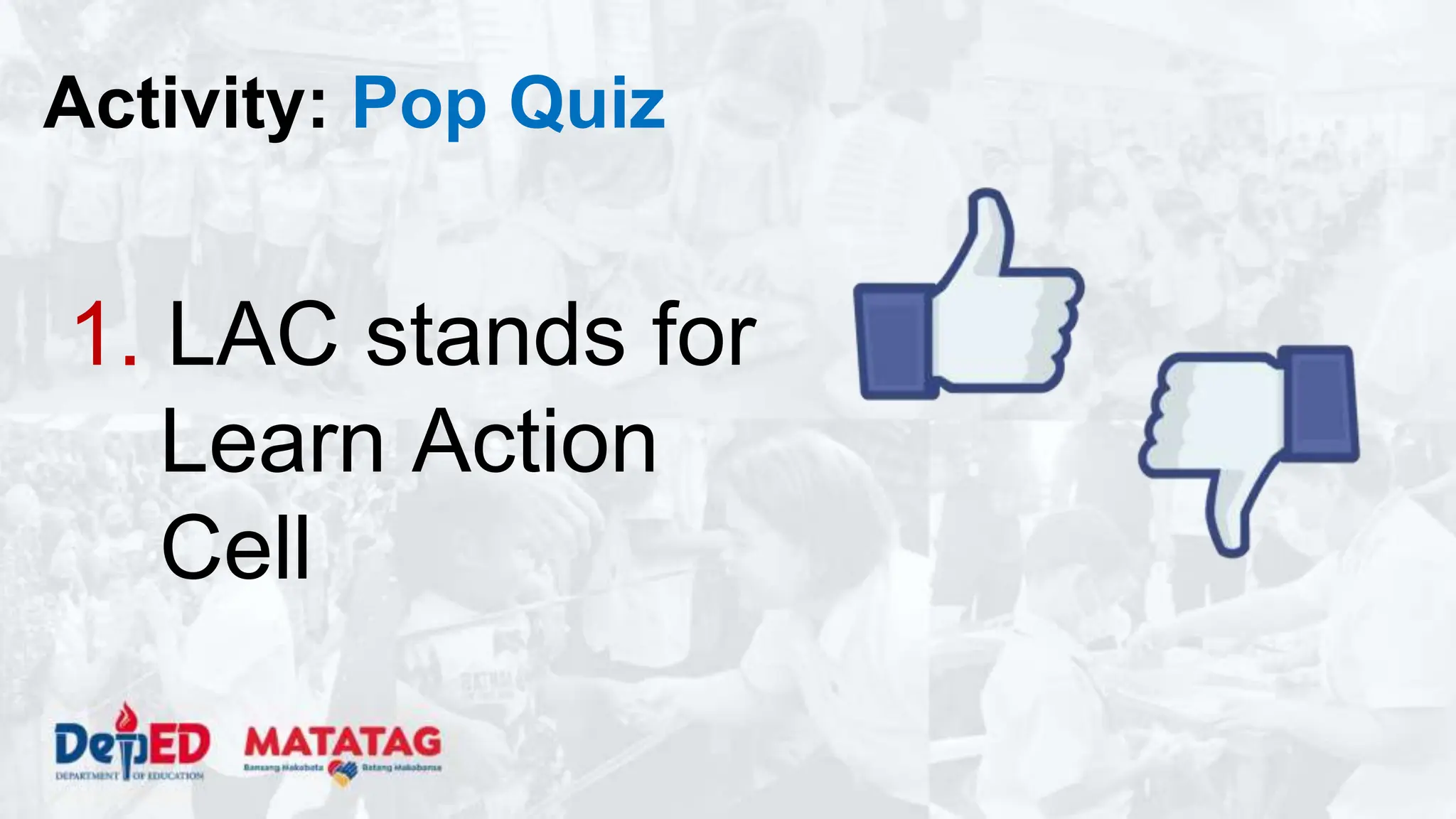 National Learning Camp - Learning action Cell | PPTX