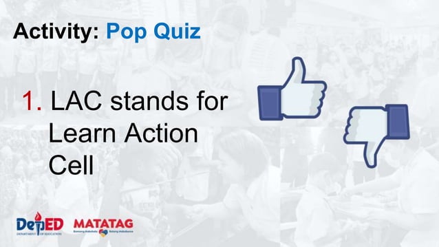 National Learning Camp - Learning action Cell | PPTX