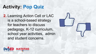 National Learning Camp - Learning action Cell | PPTX