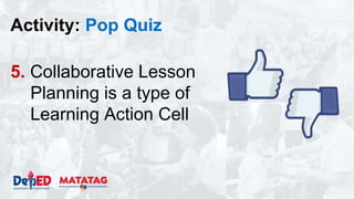 National Learning Camp - Learning action Cell | PPTX