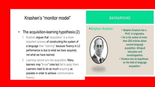 THEORIES OF LANGUAGE LEARNING | PPTX