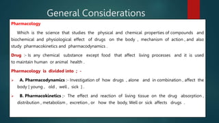 lec ture 1 & 2: General Considerationsns | PPT