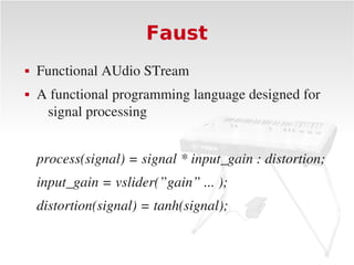 Emulating a Combo Organ Using Faust | PPT