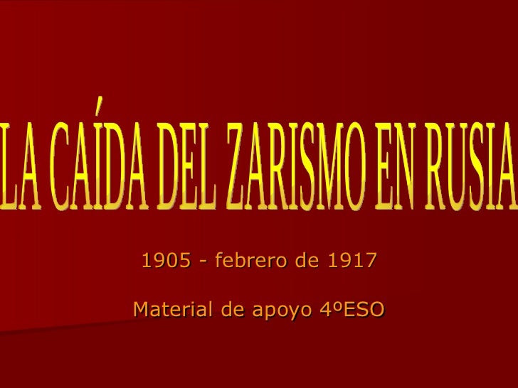 Zarismo Significado