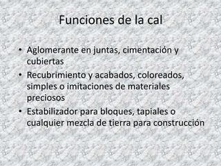 La cal | PPTX