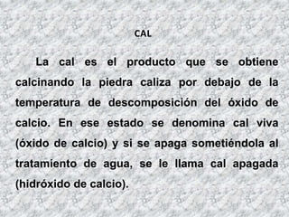 La cal | PPTX