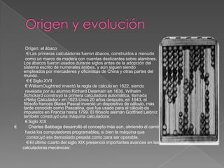 La calculadora | PPTX