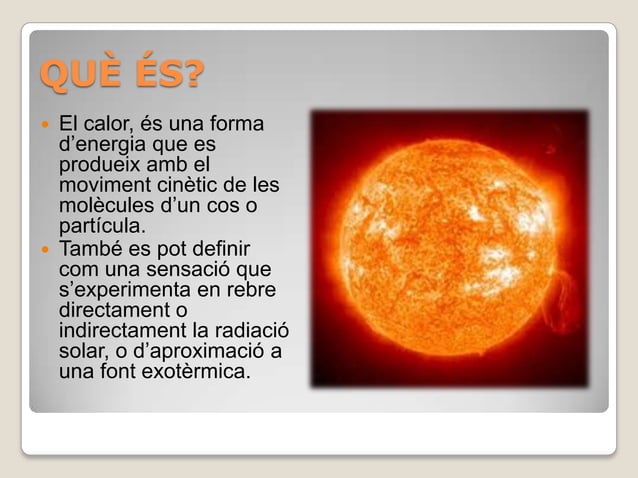 La calor | PPTX