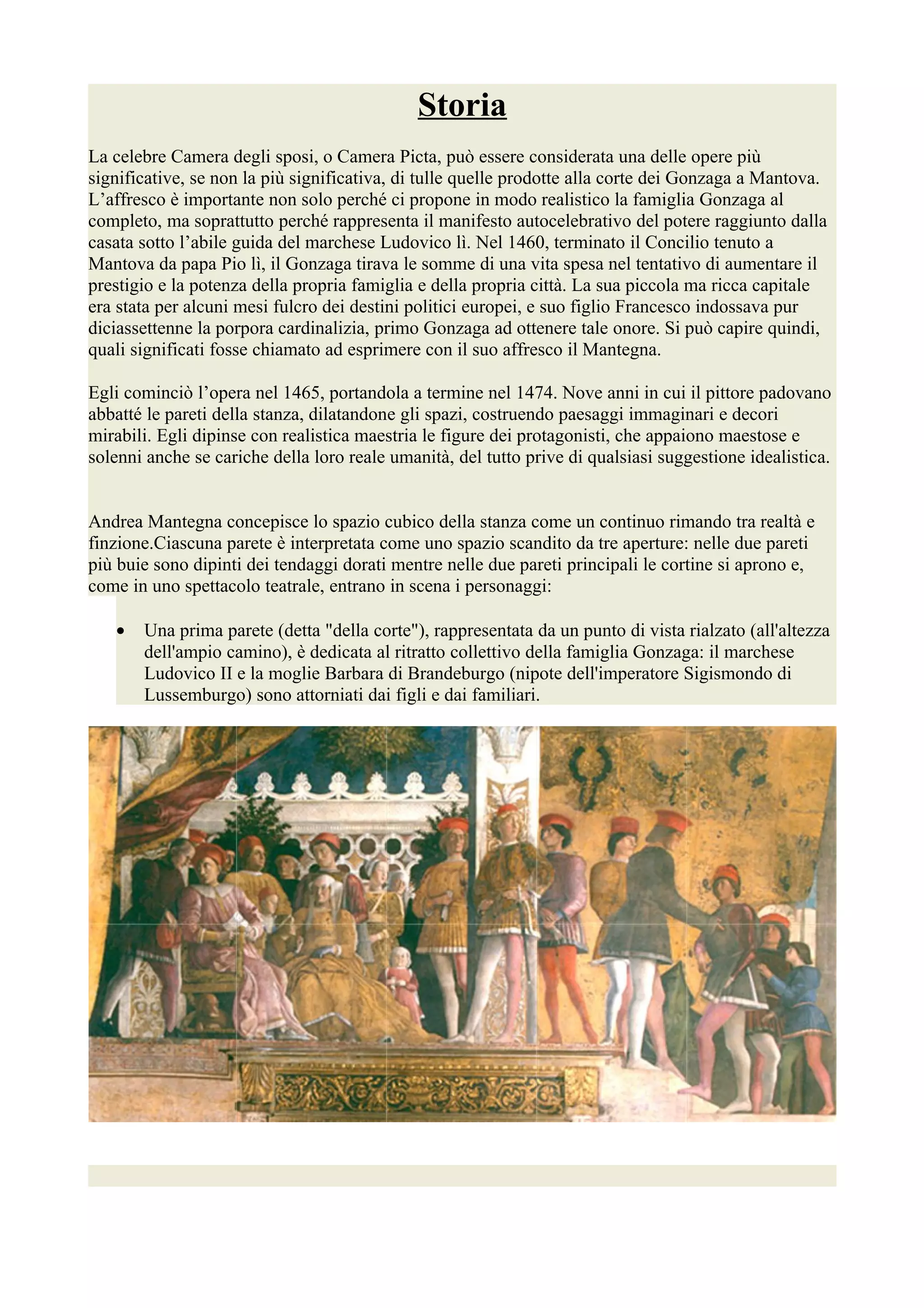 La Camera Picta a Mantova | DOC