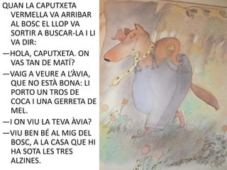 LA CAPUTXETA VERMELLA | PPT