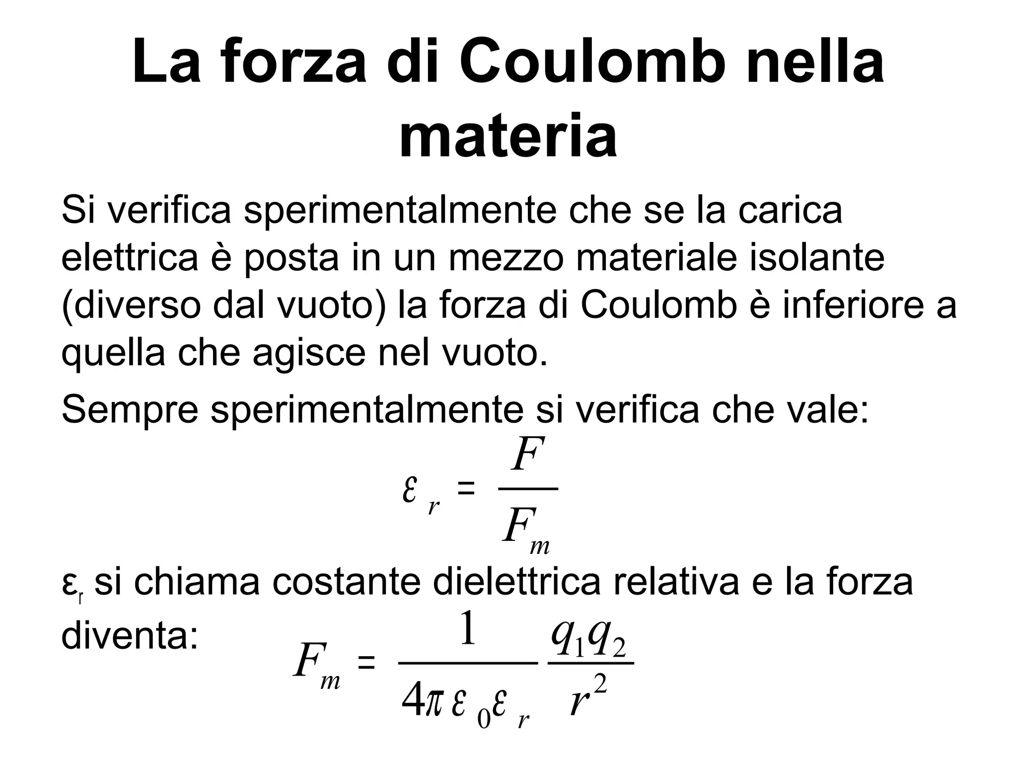 La carica elettrica e la legge di coulomb | PDF