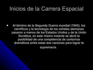 La Carrera Espacial | PPT
