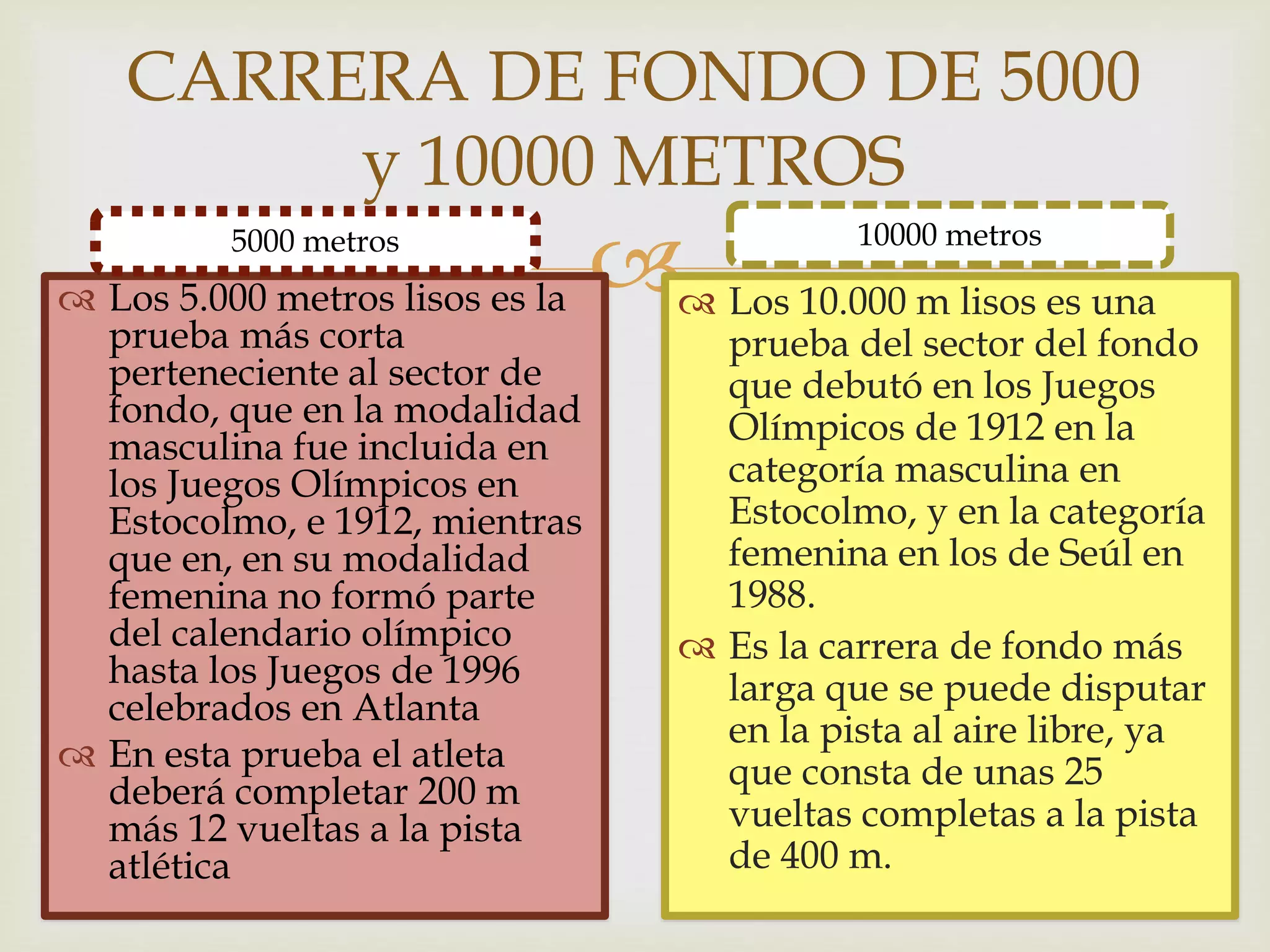 La carrera medio fondo y fondo | PPTX