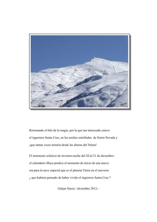 La carretra de sierra nevada y el ingeniero sta cruz | PDF