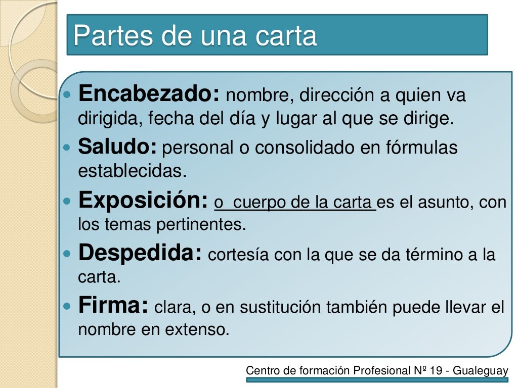 Tipos de Cartas
