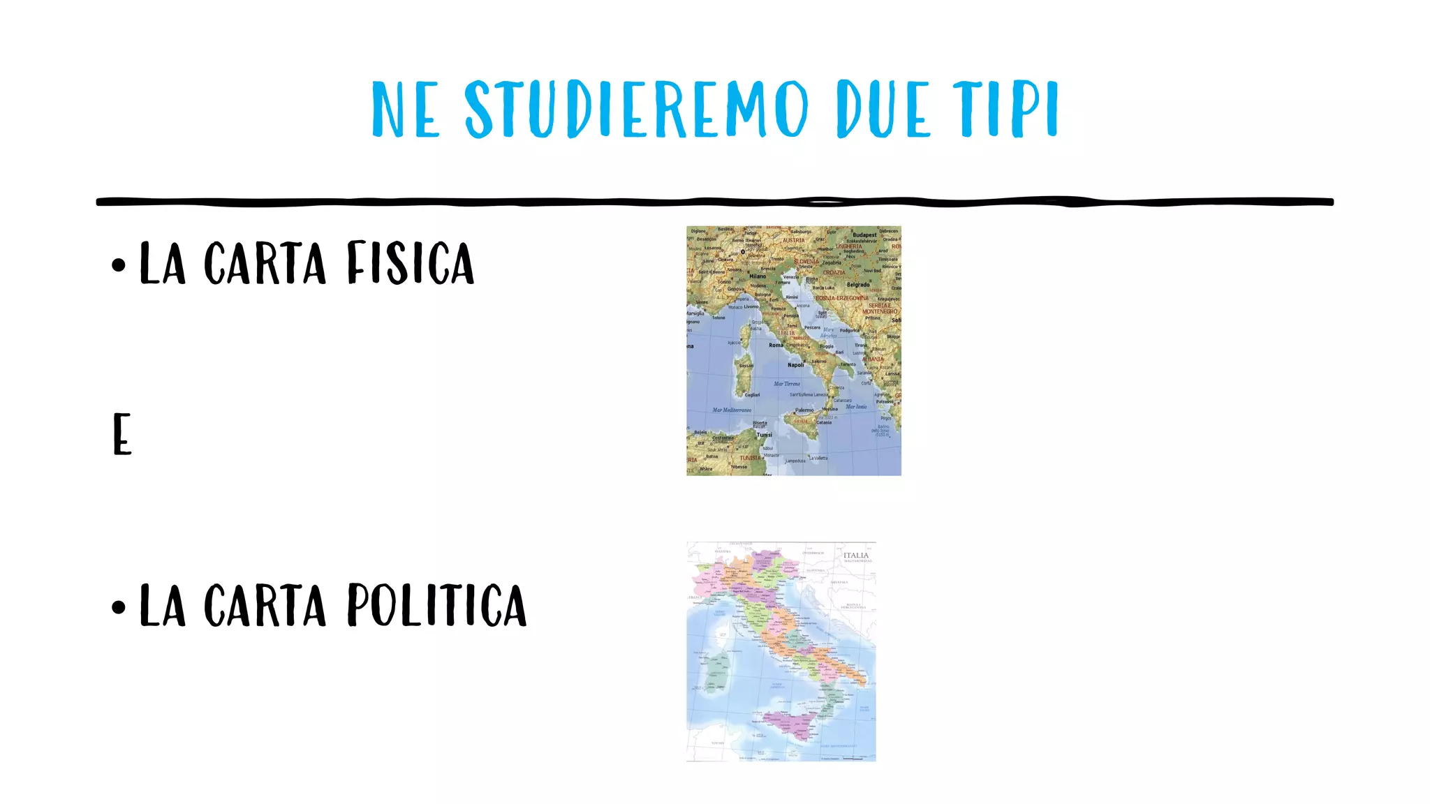 La carta o cartina GEOGRAFIA | PPT