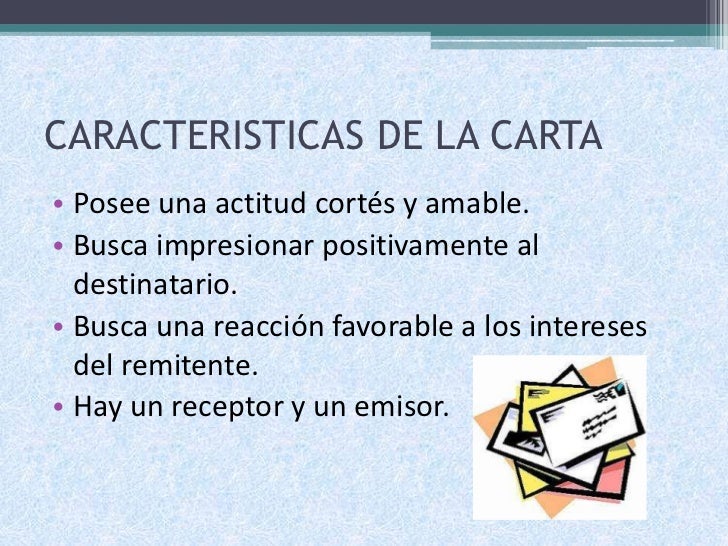 La Carta Y Sus Partes