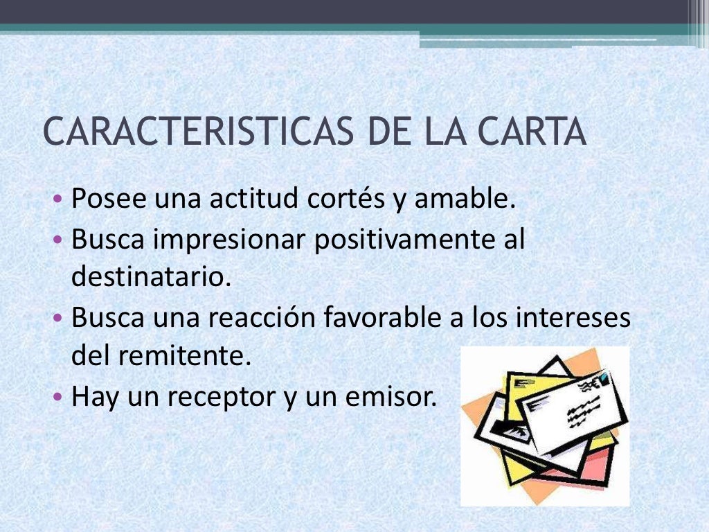 Las Partes De Una Carta