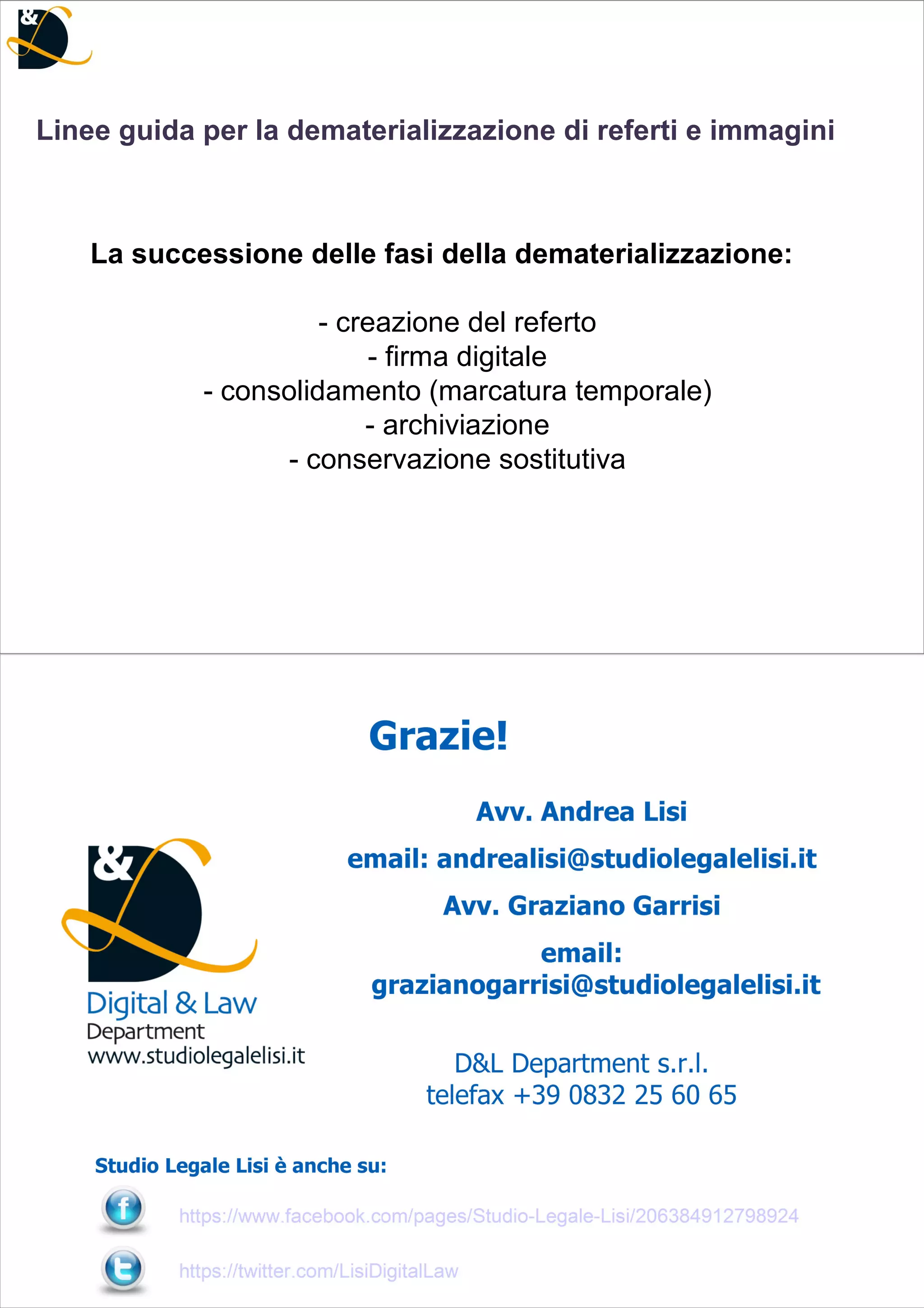 La Cartella Clinica Elettronica tra gestione, conservazione e ...