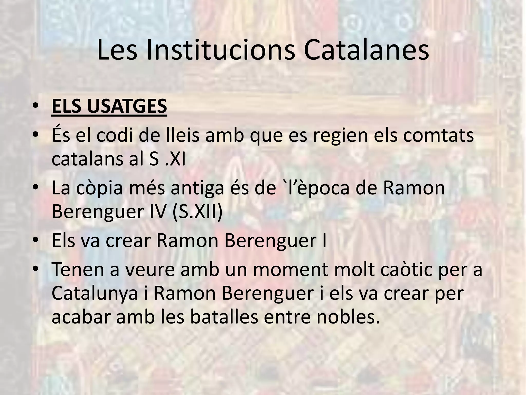 La catalunya medieval | PPTX