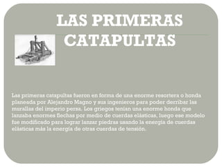 La catapulta por Pilar | PPT