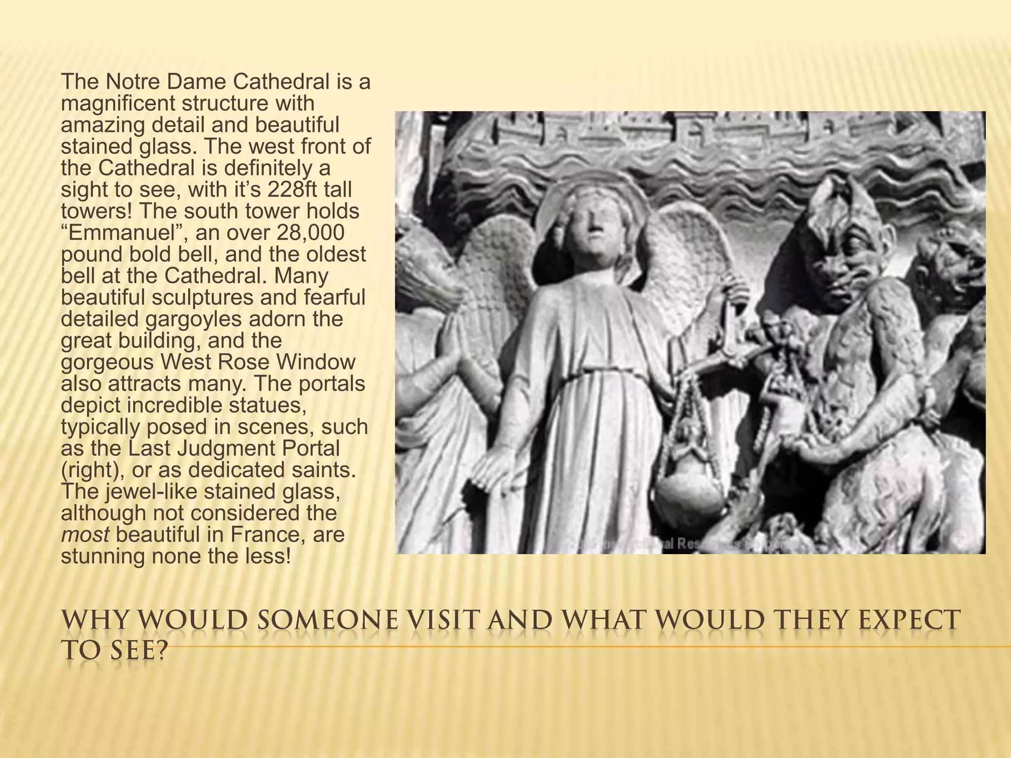 La cathedral de notre dame | PPT