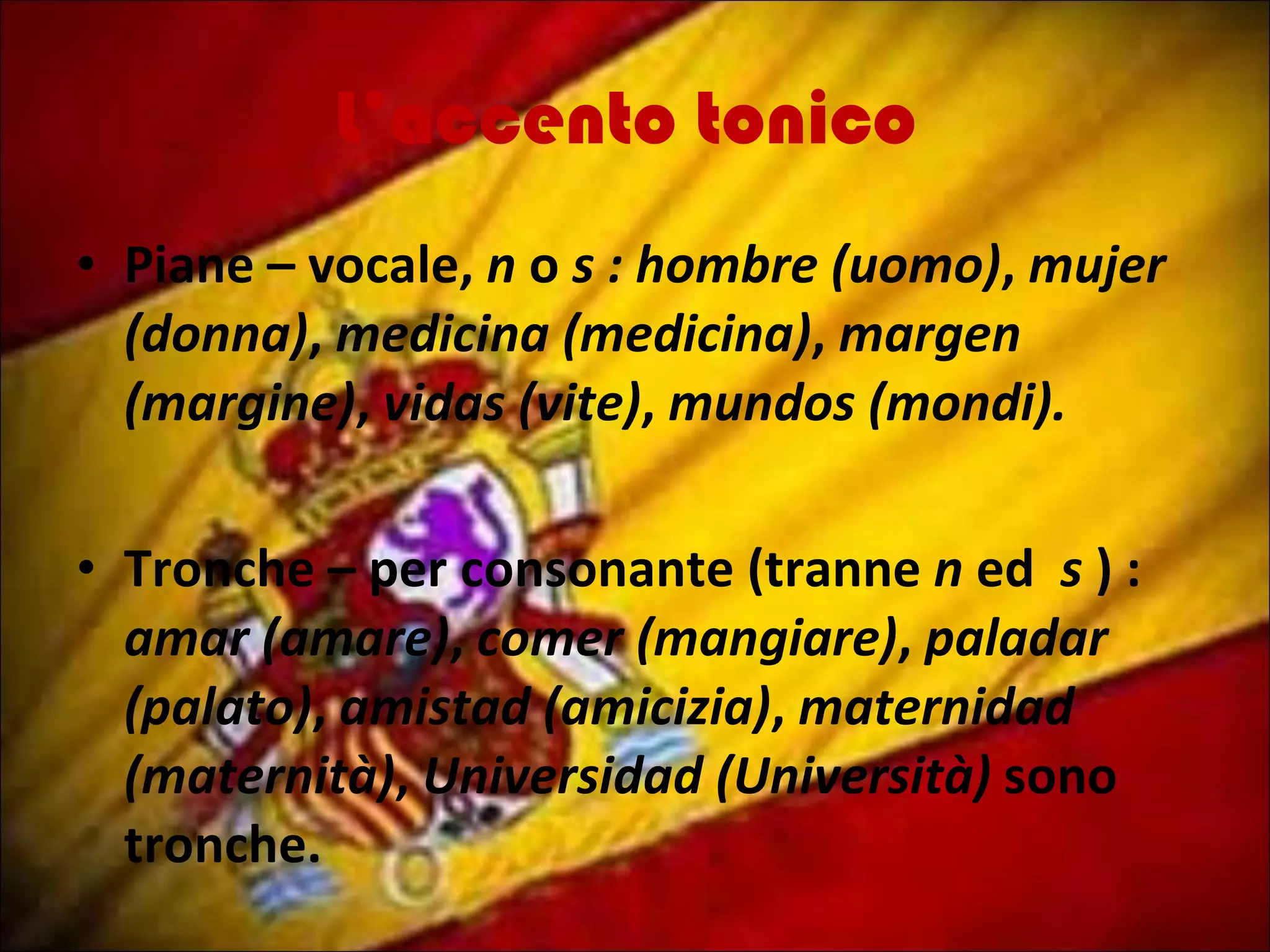 L’accento e le regole d'accentuazione | PPT