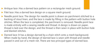 Presentation On Lace fabric | PPTX