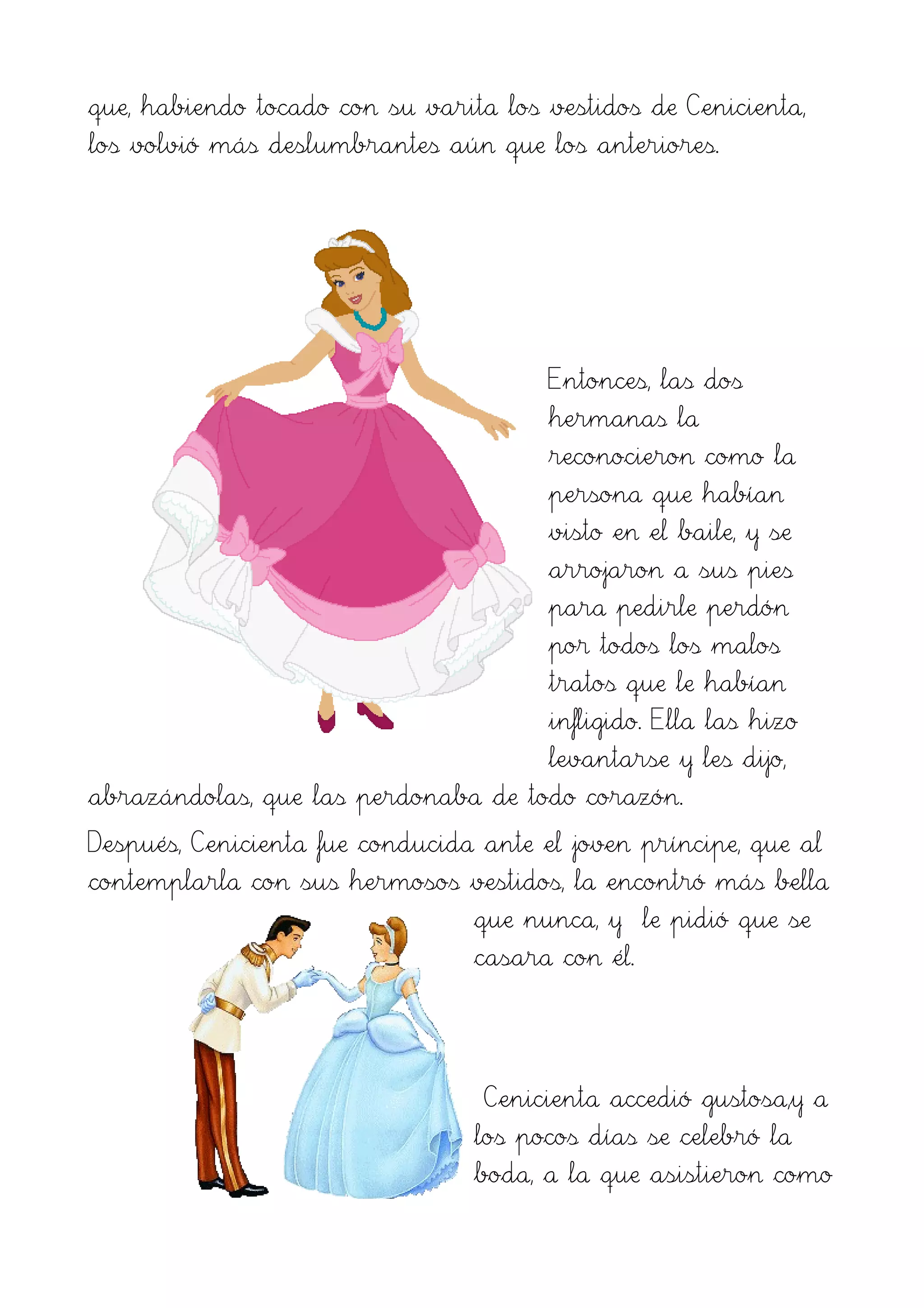 La Cenicienta Pdf (Cuento Con ImáGenes Mrc) | PDF