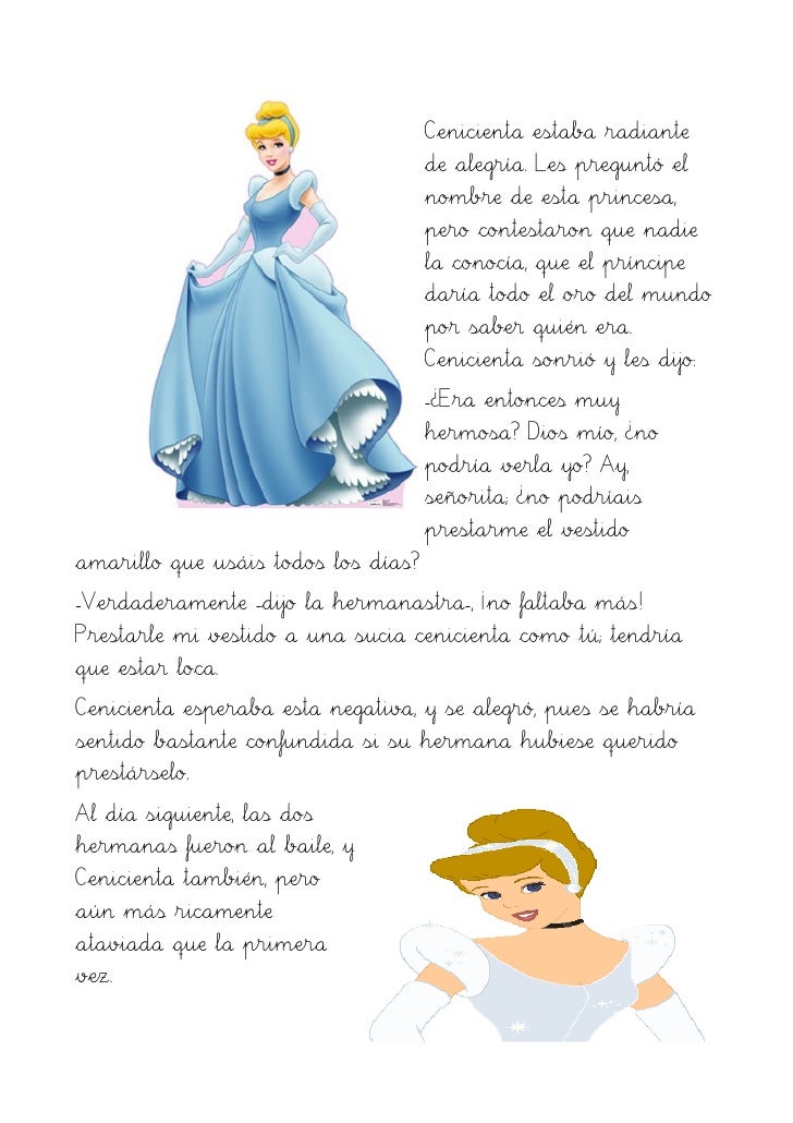 La Cenicienta Pdf (Cuento Con ImáGenes Mrc)